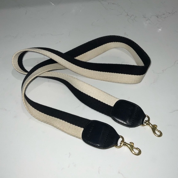 Clare V. | Bags | Clare V Black And Cream Bag Strap | Poshmark